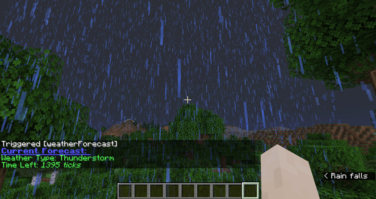 Weather Forecast Minecraft Data Pack