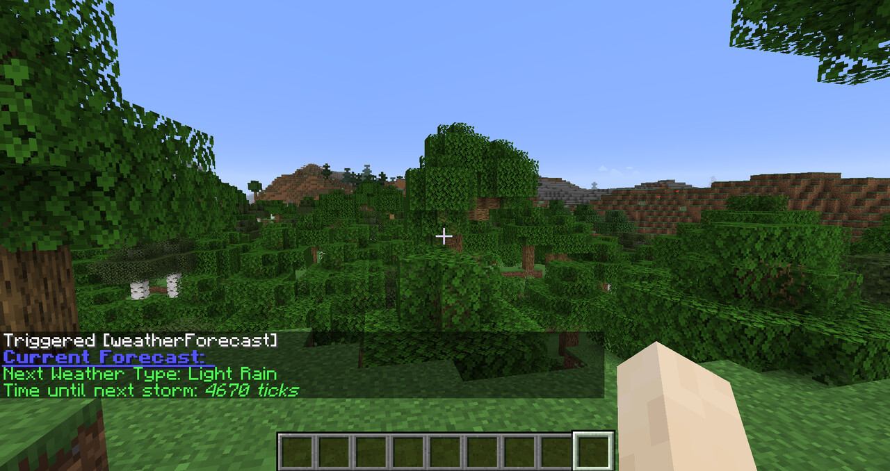 Weather Forecast Minecraft Data Pack