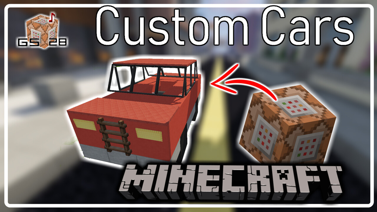 Custom Cars Minecraft Data Pack