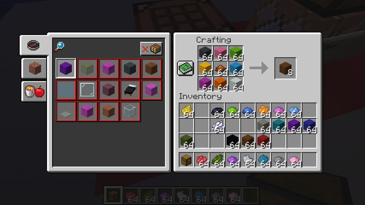 Colored Dyeing[1.15x] - Redye Colored Blocks! Minecraft Data Pack