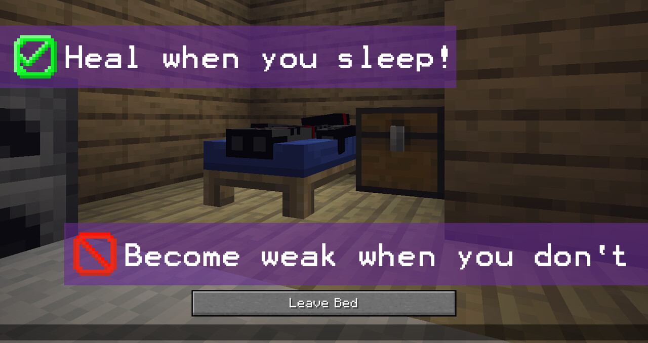 Healthy Lifestyle Minecraft Data Pack