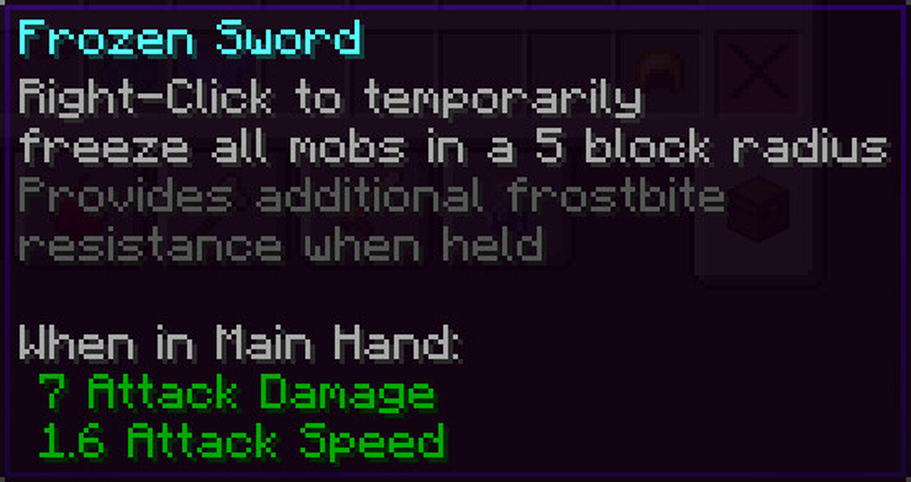 Frost Datapack Minecraft Data Pack