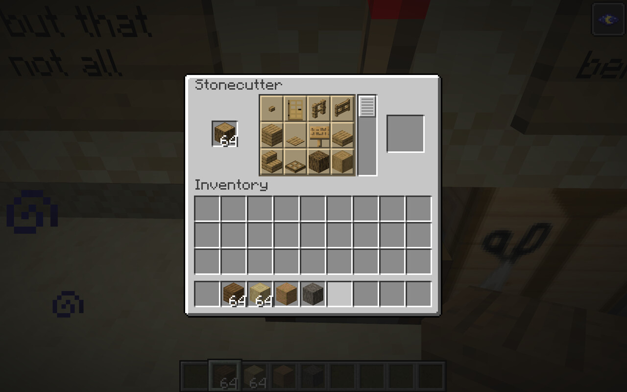 Stone AND Wood Cutter Minecraft Data Pack