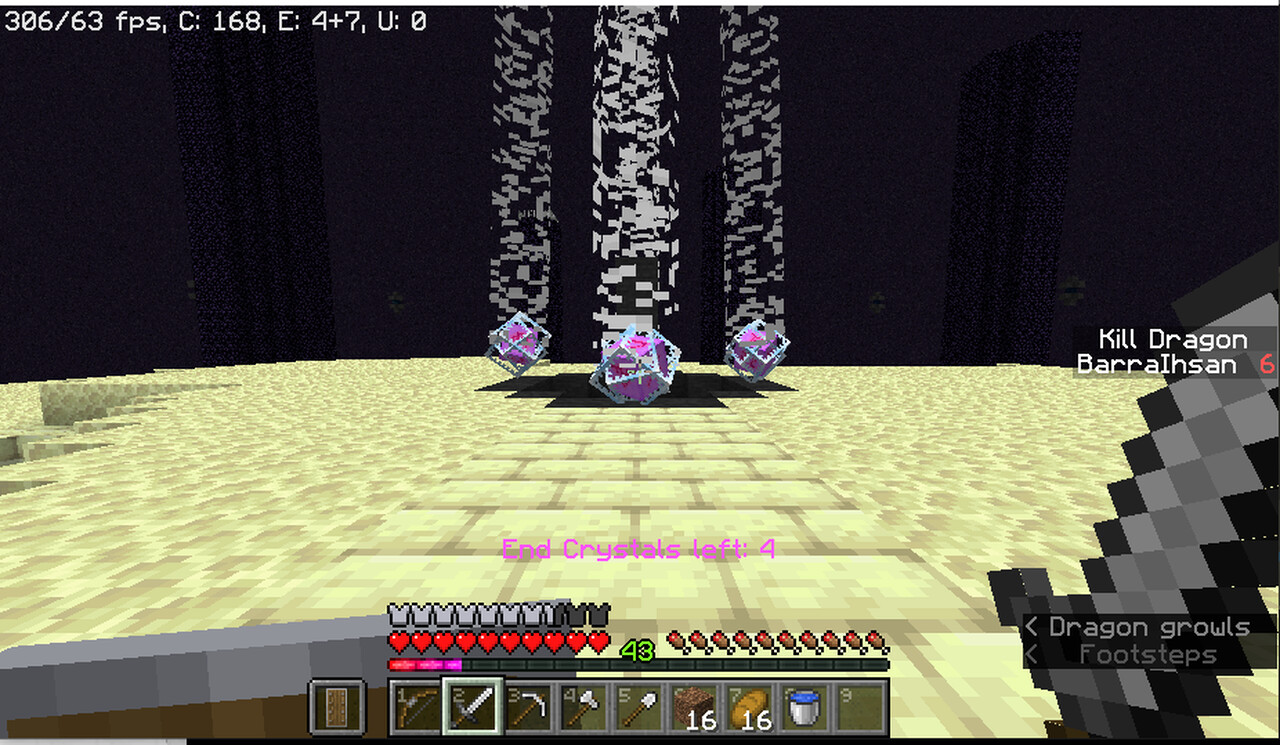 Ender Dragon Practice. Minecraft Data Pack