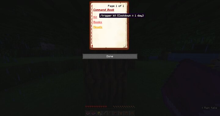 Kit Minecraft Data Pack