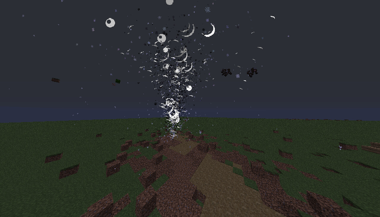 Mega Tornado V1.7 datapack for Minecraft 1.13.2+ (resource pack required) Minecraft Data Pack
