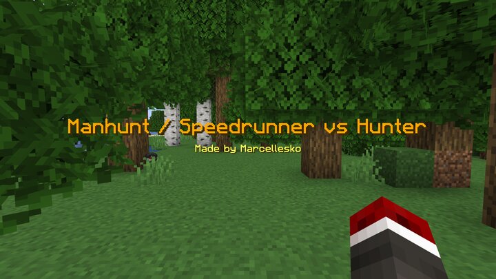 Manhunt / Speedrunner vs. Hunter Minecraft Data Pack