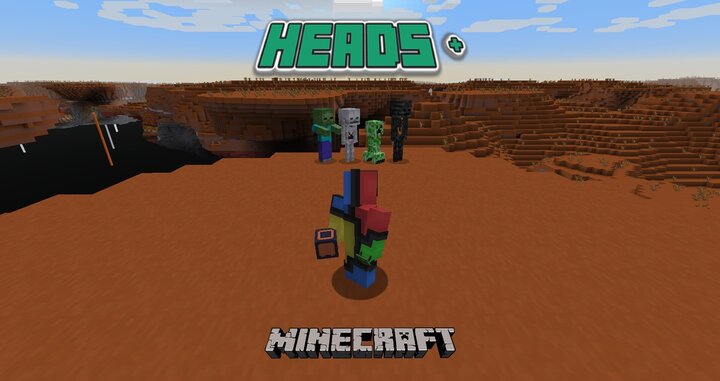 Heads Plus - Minecraft Datapack (V1.1) Minecraft Data Pack