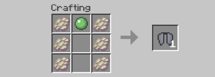 Crafteable Elytras 1.15.2 generated by https://crafting.thedestruc7i0n.ca/﻿ Minecraft Data Pack