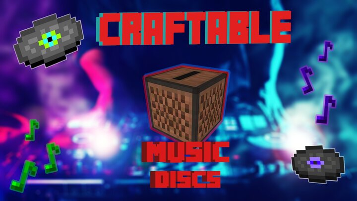 Craftable Music Discs Minecraft Data Pack