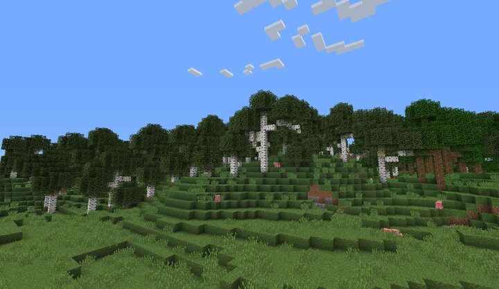 Infdev trees Minecraft Data Pack