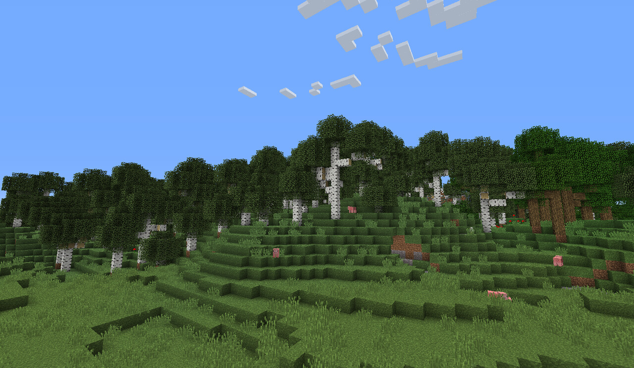 Infdev trees Minecraft Data Pack