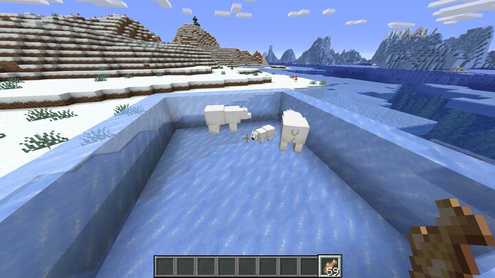 Polar Bear Breeding Minecraft Data Pack