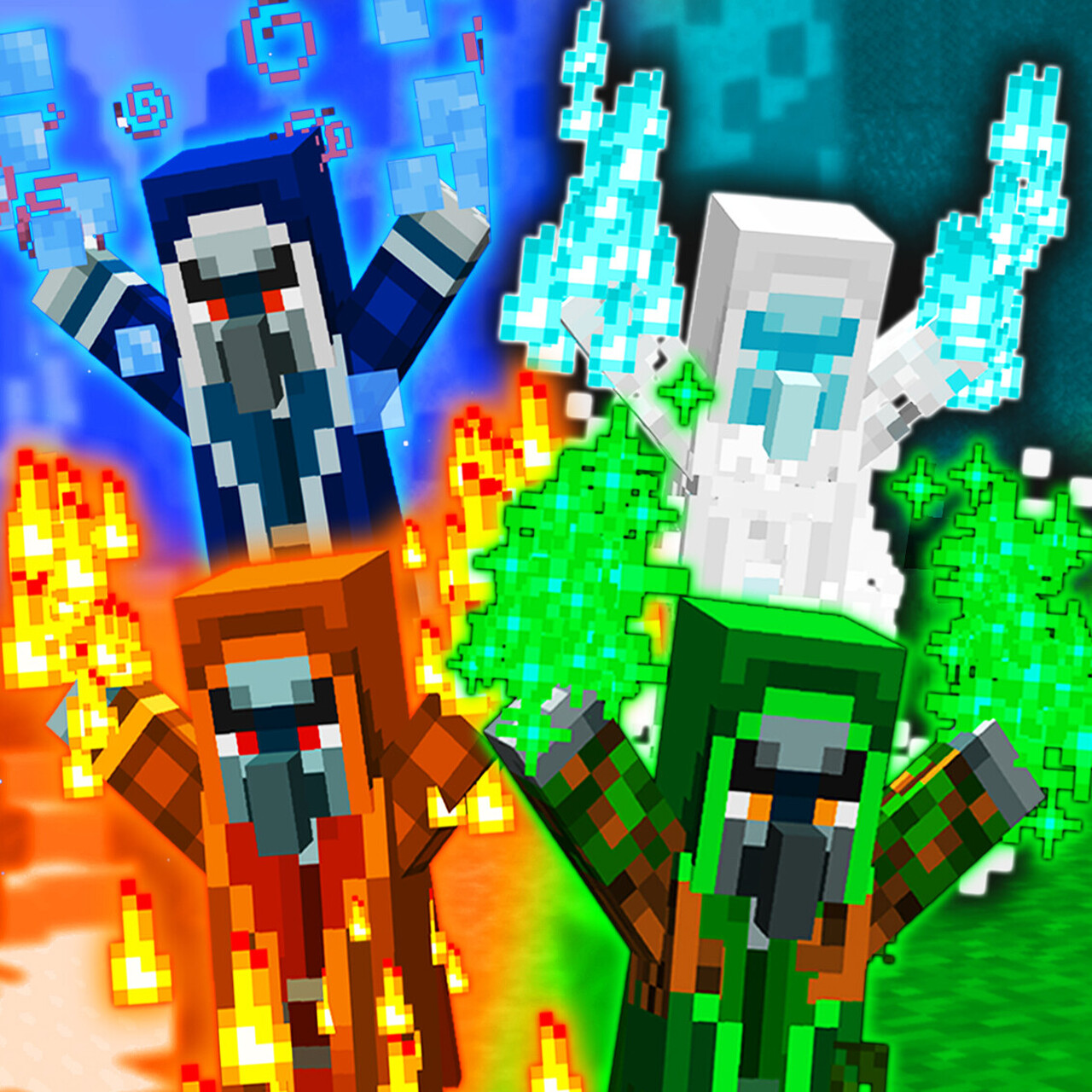 ELEMENTAL ILLAGERS - JohnPaulInso Minecraft Data Pack