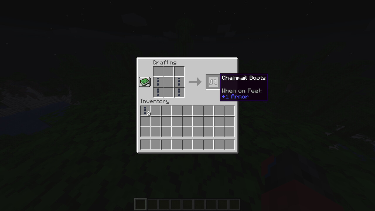 Chainmail Armor Craftable Minecraft Data Pack