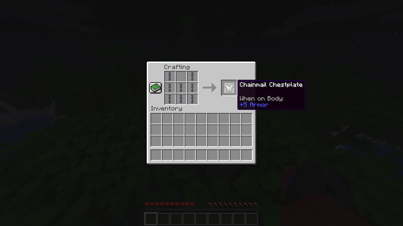 Chainmail Armor Craftable Minecraft Data Pack
