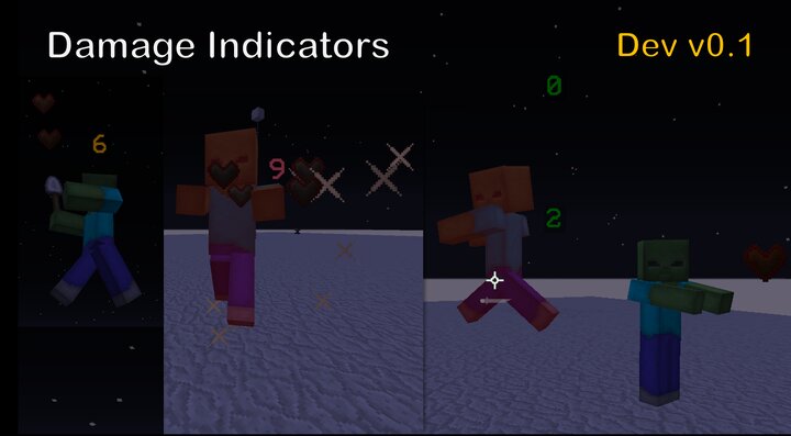 Damage Indicators - DEV Version v0.1 Minecraft Data Pack