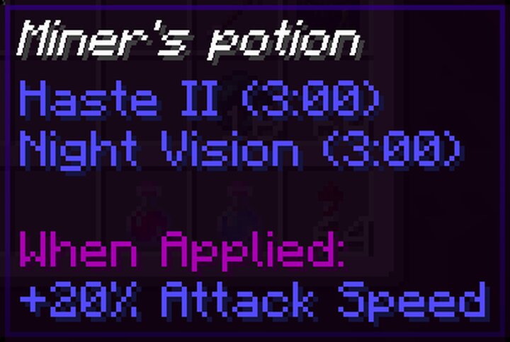 Goat's Improved Potions Minecraft Data Pack