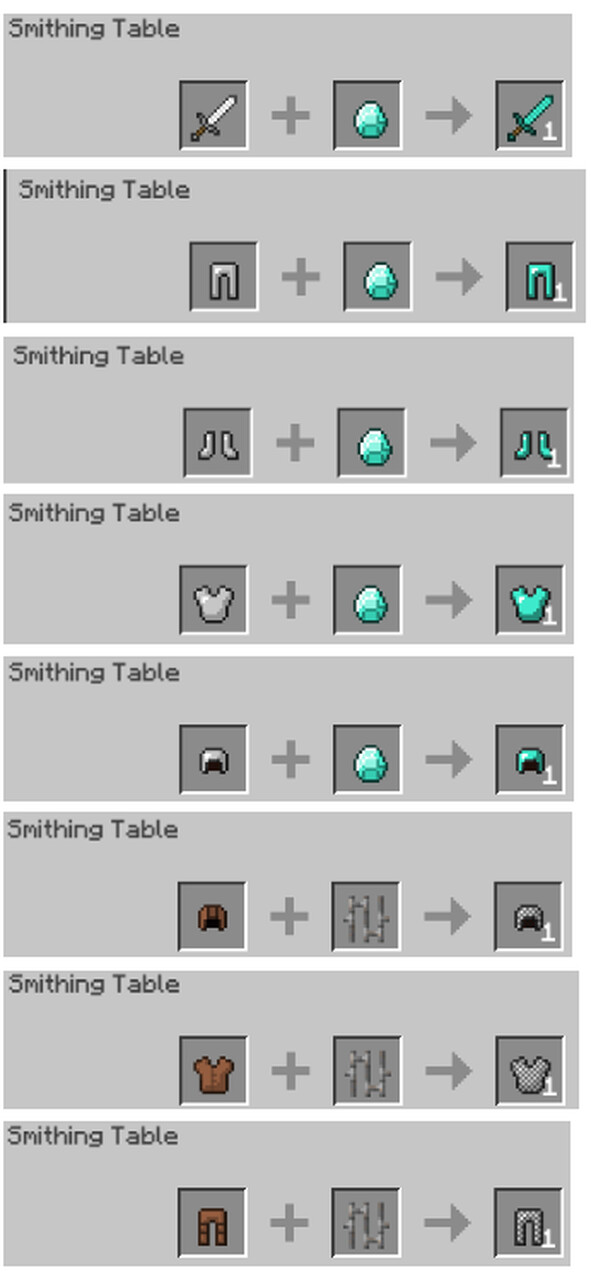 Minecraft How To Get Smithing Templates