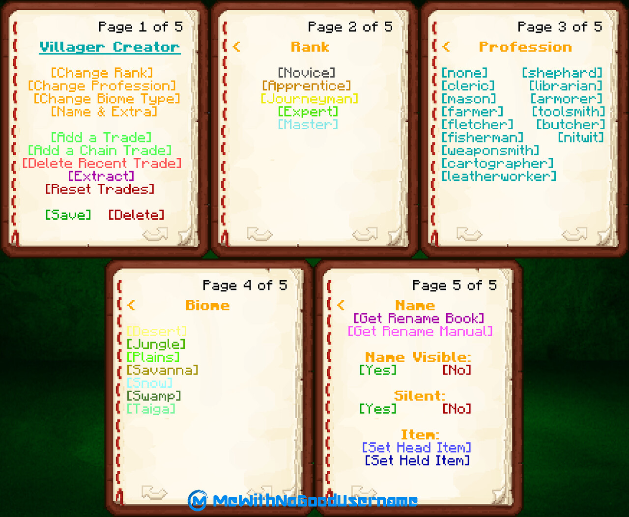 Villager Shop Creator [Ver 3.1] now in 1.19! Minecraft Data Pack