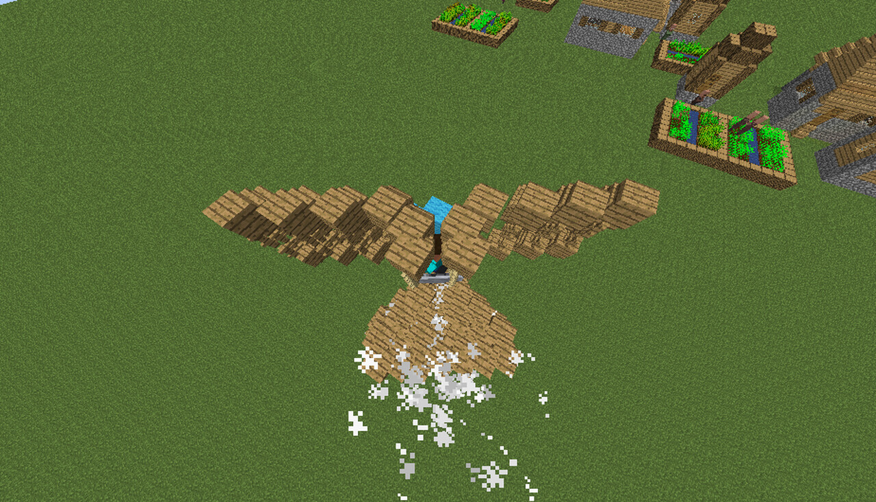 Wooden Plane Datapack (1.13/1.14/1.15/1.16) Minecraft Data Pack