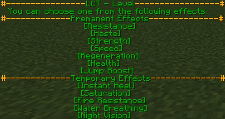 LCT - Levels Minecraft Data Pack
