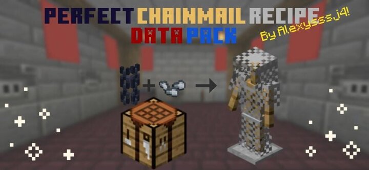Pefect Chainmail Recipe Datapack Minecraft Data Pack