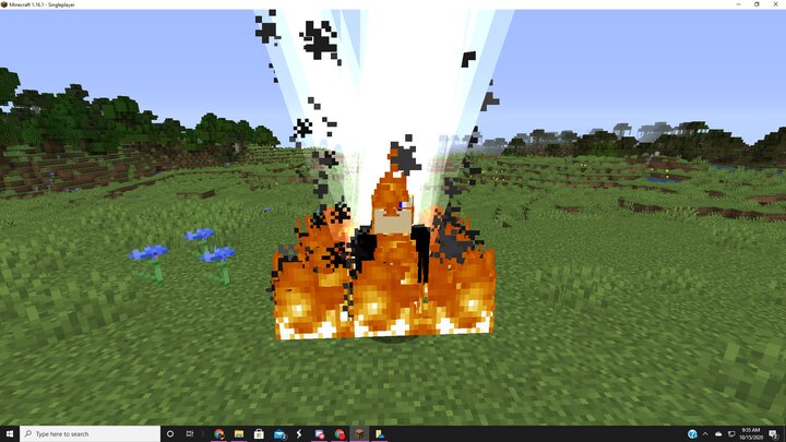 Minecraft, but lightning strikes you every minute Minecraft Data Pack