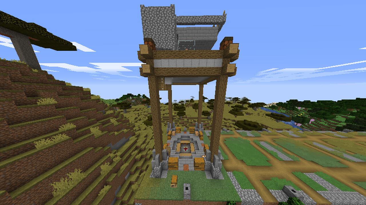 New in Town: Endgame Cutsom Town Structures Minecraft Data Pack