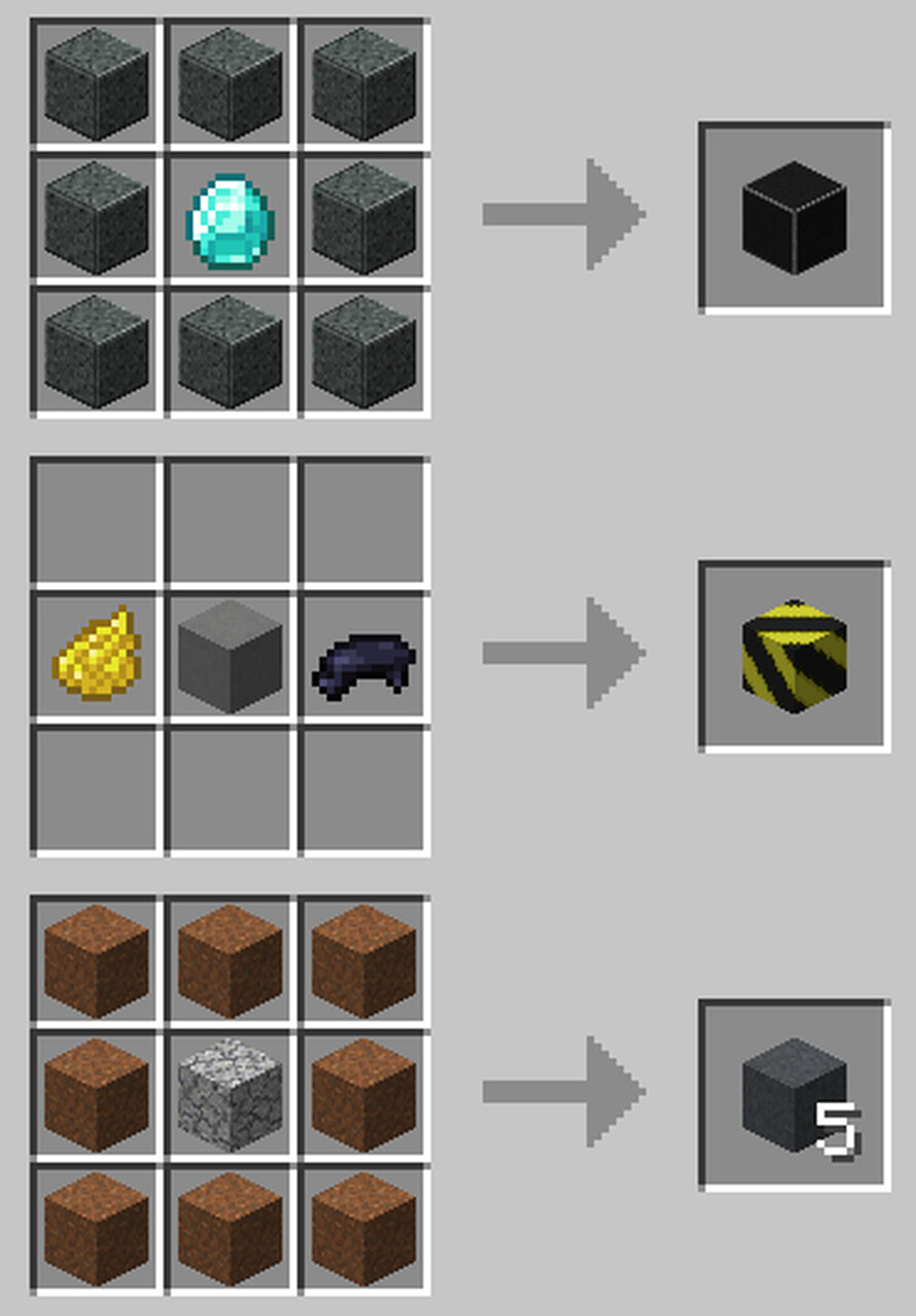 MANAZAKA's survival recipes Minecraft Data Pack