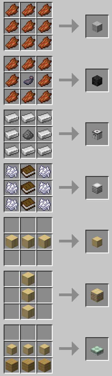 MANAZAKA's survival recipes Minecraft Data Pack
