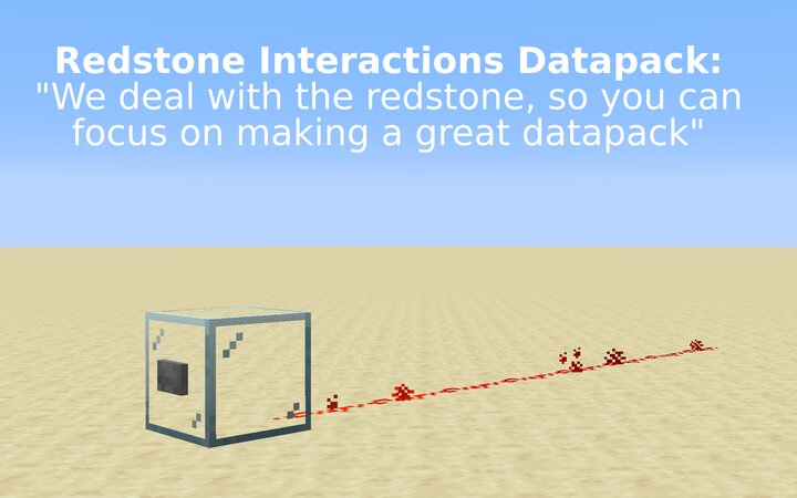 Redstone Interactions Minecraft Data Pack