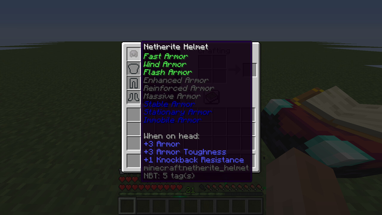 Upgrading Table Minecraft Data Pack