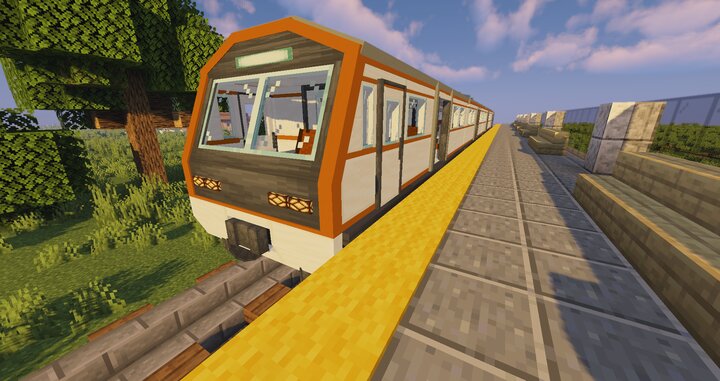 Trains - Metro/Subway - Trams/Streetcars Minecraft Data Pack