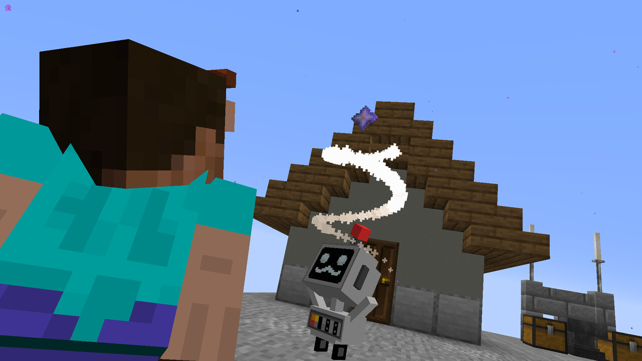 GRUMBOT Datapack | Pet, Custom Armor, Custom Texture Pack Minecraft Data Pack