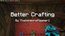 Better Crafting Minecraft Data Pack