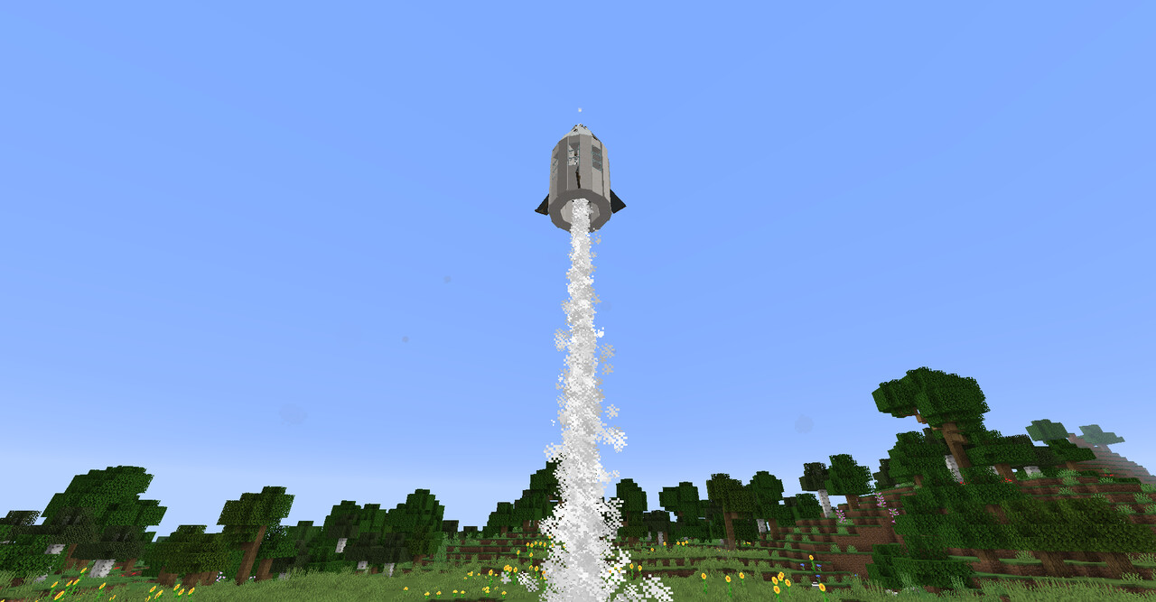Rocket (using Planet Minecraft Lucky Block Framework) Minecraft Data Pack