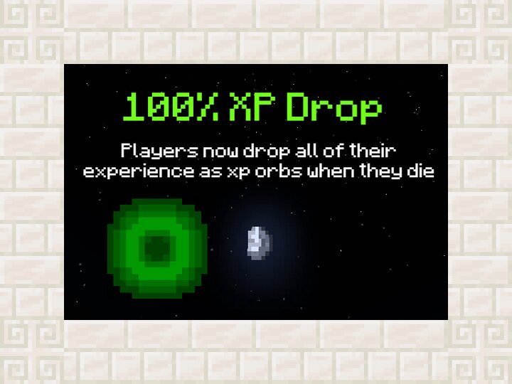 True XP Drop (Players drop all of their experience) Minecraft Data Pack