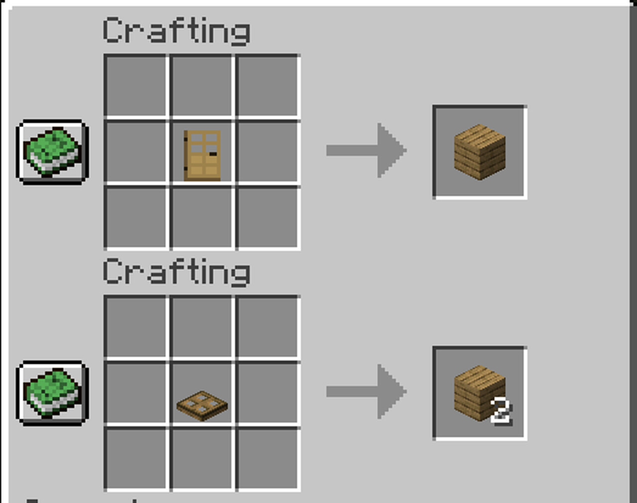 Reverse Craft - Doors & Trapdoors Minecraft Data Pack