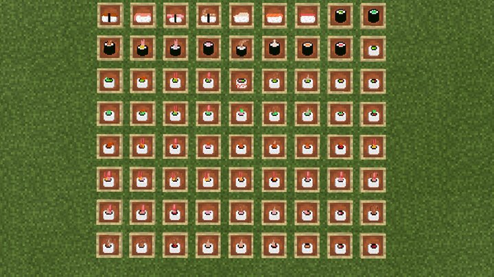 Sushi Pack (by Asian Roofs Team) Minecraft Data Pack