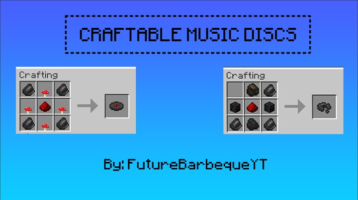 Craftable Music Discs (1.16+) v1.0 Minecraft Data Pack