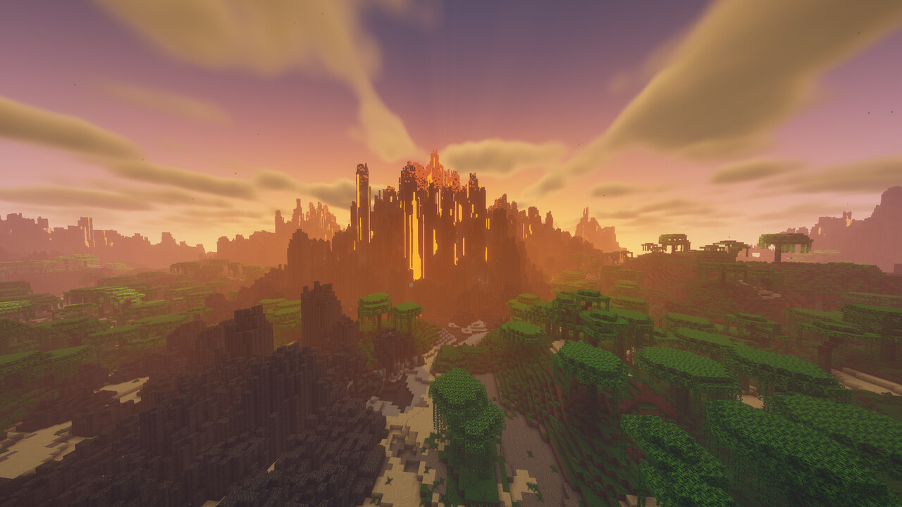 Tropical Volcano Biome Minecraft Data Pack