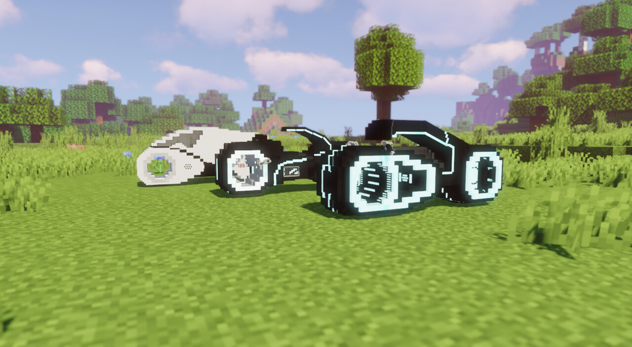 [1.18+ Vanilla] TRON Vehicles in Vanilla Minecraft Minecraft Data Pack