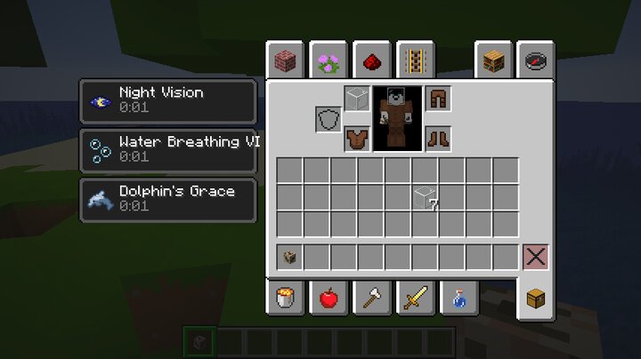 Water helmet (BETA) V3 Minecraft Data Pack