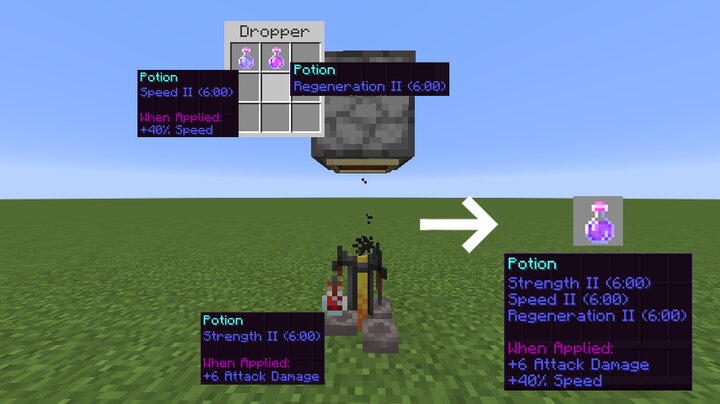 Custom Potion (Better Alchemy) 1.4.1v Minecraft Data Pack