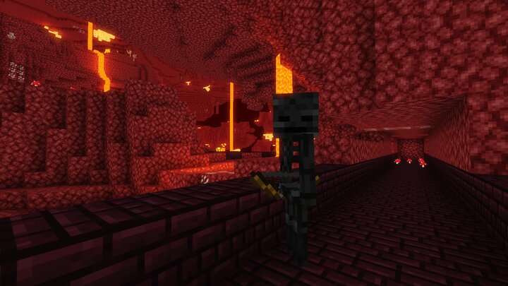 Wither Skeleton Archers in Nether Fortresses Minecraft Data Pack