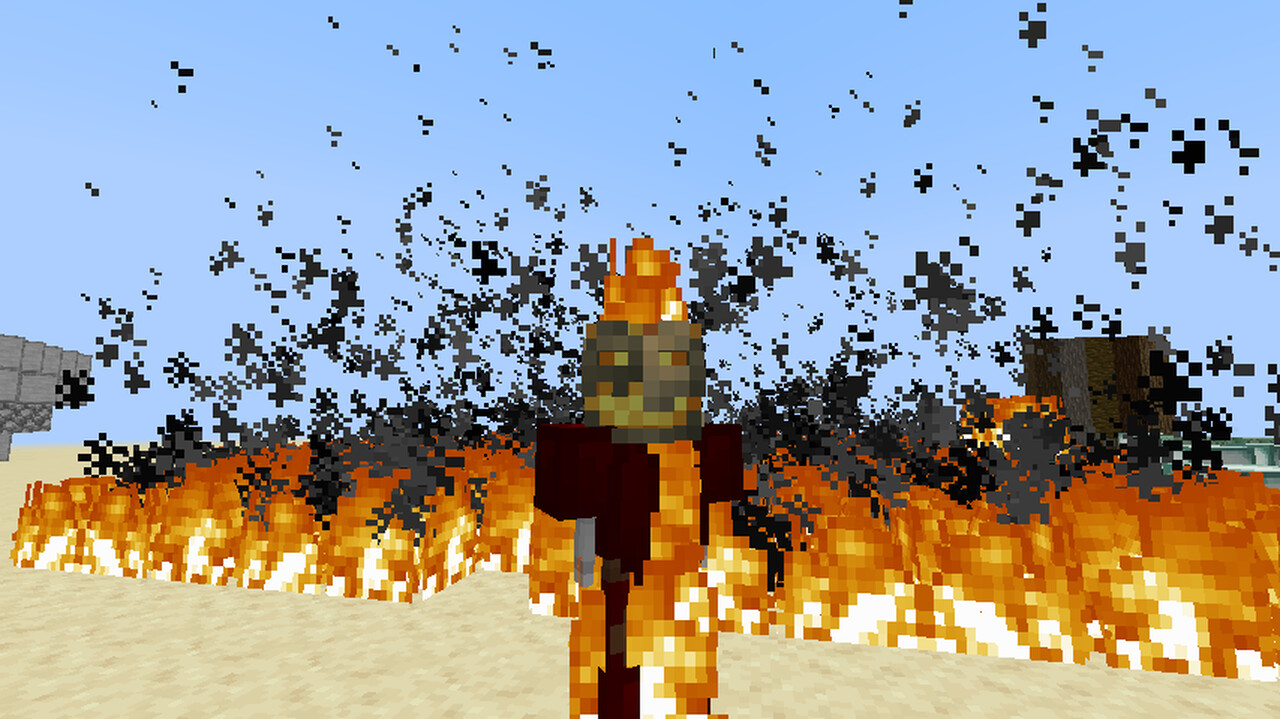 The Fire Guardian! Final miniboss! Minecraft Data Pack