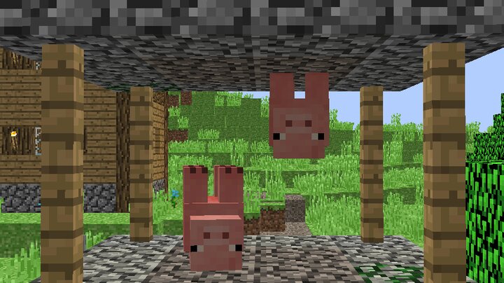 Flipped Dinnerbone Minecraft Data Pack