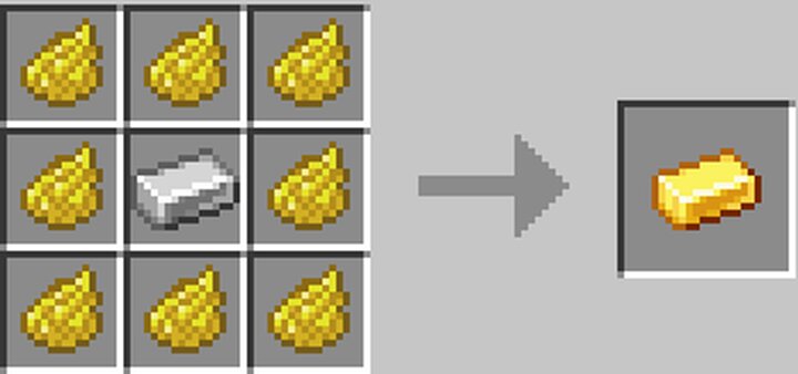 Iron + dyes = ores (datapack) Minecraft Data Pack