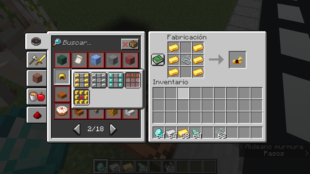 New crafting recipes Minecraft Data Pack